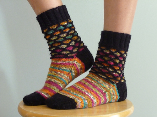 Ravelry: Honeycomb Slip Stitch Socks pattern by Margie Dougherty