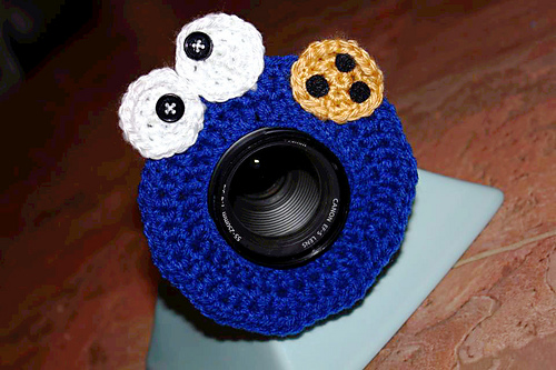 Ravelry: Blue Monster Camera/Lens Buddy pattern by Jessica Carey