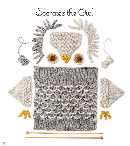 Ravelry: Socrates the Owl pattern by Nicky Epstein