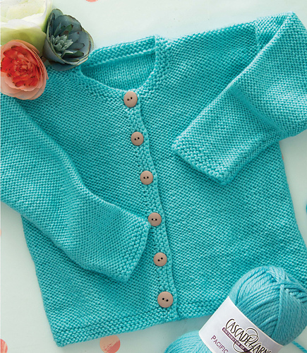 Ravelry: Simple Cardi pattern by Yoko Hatta (風工房)