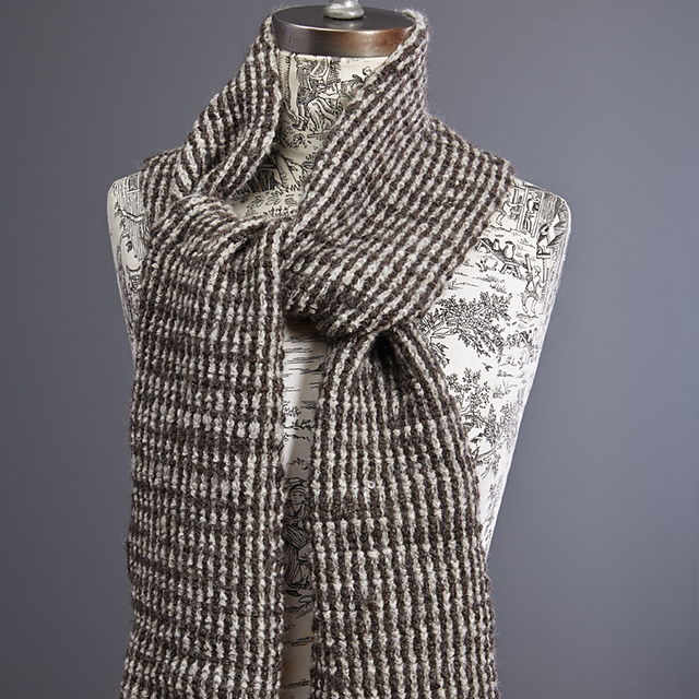 Ravelry: Vertical Striped Moss Stitch Scarf pattern by Rosemary Drysdale