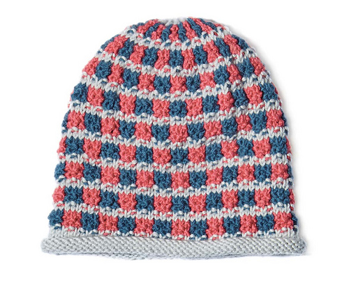 Ravelry: Checkerboard Hat pattern by Rosemary Drysdale