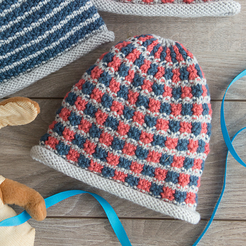Ravelry: Checkerboard Hat pattern by Rosemary Drysdale