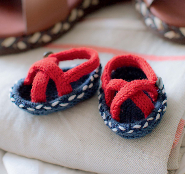 Ravelry: Strappy Sandals pattern by Helga Spitz