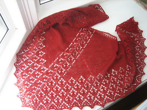 Ravelry: Sheaf Shawl pattern by Mia Rinde