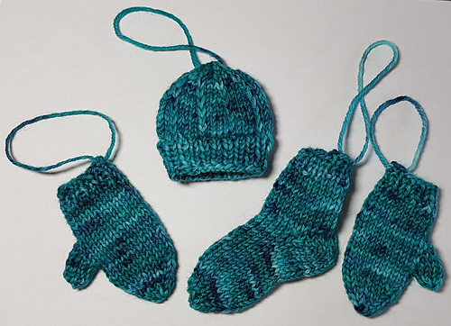 Ravelry: Mini Knitwear Ornaments pattern by Jacqueline Whyte