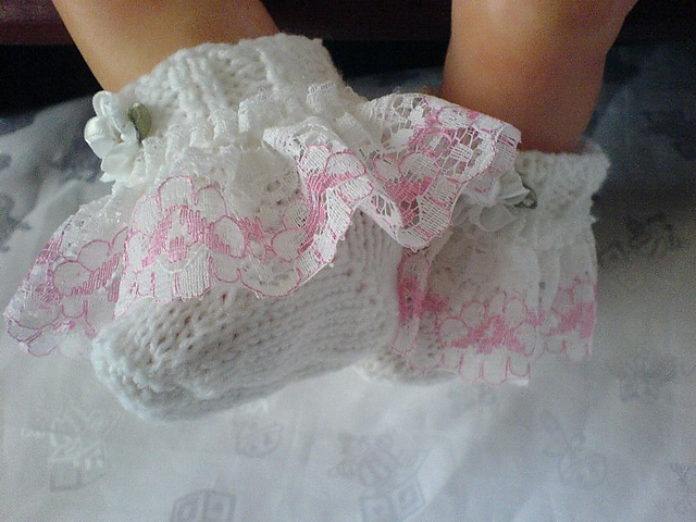 Ravelry: #29 Socks for Reborn Dolls/Babies pattern by Kadie Jade