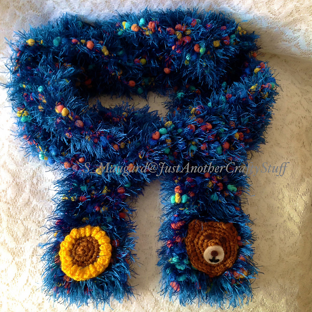 Ravelry: handdrawnyarn's Fluffy Fun Scarf
