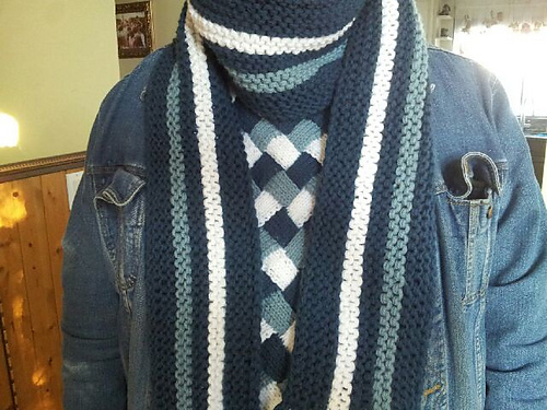 Ravelry: Chunky winter scarf pattern by Harriets Designs