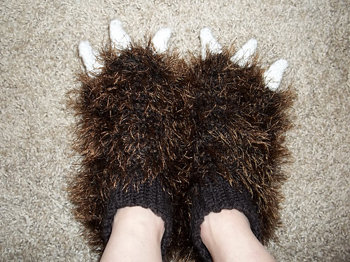 Ravelry: Sasquatch Slippers pattern by Brenda K. B. Anderson
