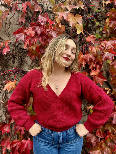 Ravelry: Aviva Wrap Top pattern by Jaime Creates