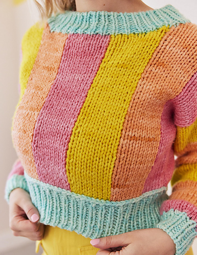 Ravelry: Color Me Striped Jumper pattern by Jaime Creates