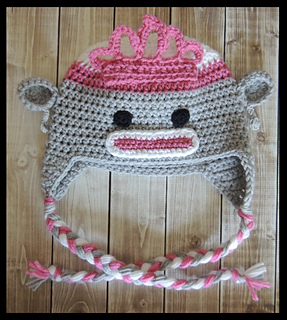 Ravelry: Princess Sock Monkey Hat pattern by Jamie Huisman