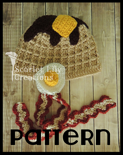 Ravelry: Breakfast Hat, Waffle Hat pattern by Jamie Huisman