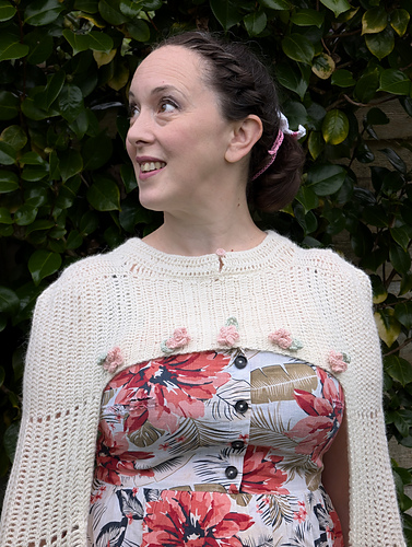 Ravelry: Florina Cutaway Poncho pattern by Joanne Fowler