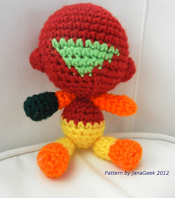 Ravelry: Samus Aran Metroid Crochet Doll pattern by Jana Whitley