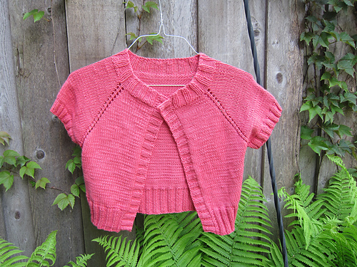Ravelry: Simple Raglan Cardi pattern by Lion Brand Yarn