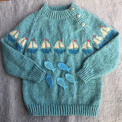 Ravelry: Sailing Boats Jumper pattern by Jane Reay