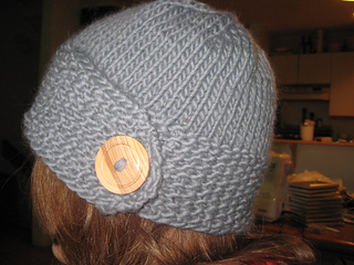 Ravelry: janerob's Stone Blue Button Hat WS024