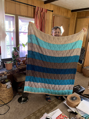 Ravelry: Tumbling Blocks Baby Blanket pattern by Jenny Snedeker