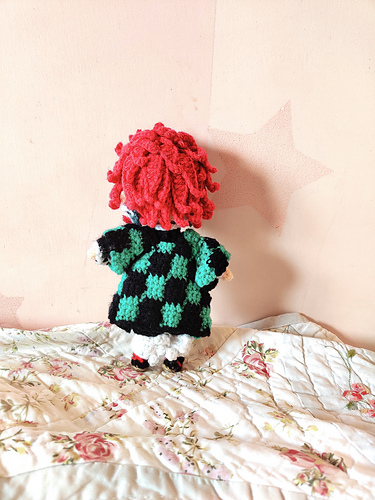 Ravelry: Demon slayer Tanjiro pattern by Janie Ray