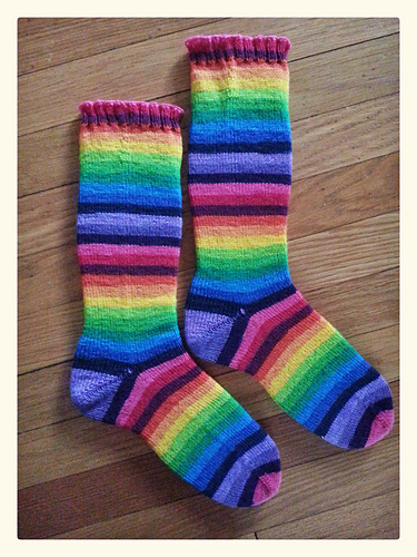 Ravelry: januaryone's Rainbow Socks