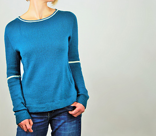 Ravelry: The Blue Sweater pattern by Jana Huck