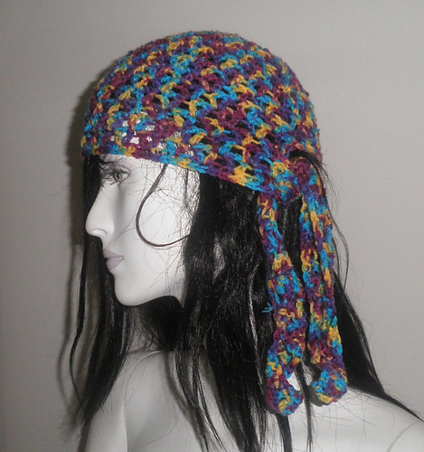 Ravelry: Joan Crawford Silent Movie Gypsy Head Scarf pattern by Maria ...