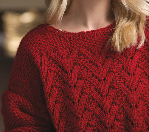 Ravelry: Lace Sweater pattern by Andi Javori