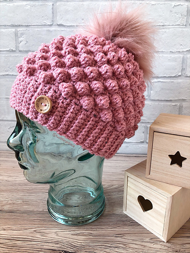 Ravelry: The Beautiful Bobbles Beanie pattern by Trina Doane