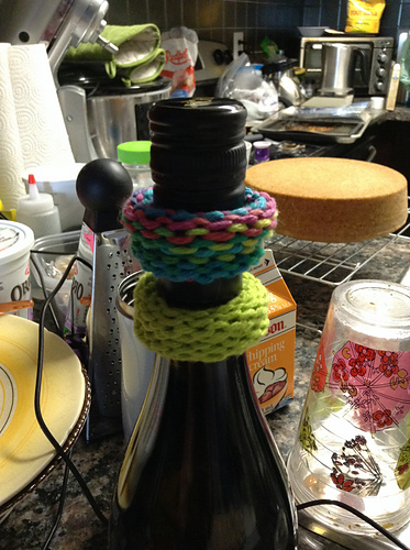 Ravelry: Drip Stopper for Tea Pot/Wine Bottle pattern by Sue Sedlak