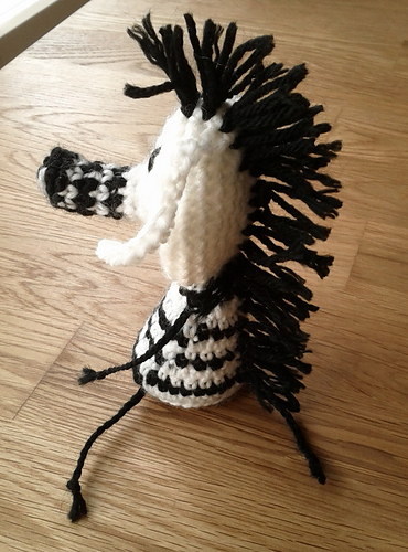 Ravelry: Pearls Before Swine- Goat, Zebra pattern by Jessica Nayes