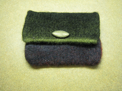 Ravelry: Felted Evening Clutch pattern by Virginia Rowan Rokholt