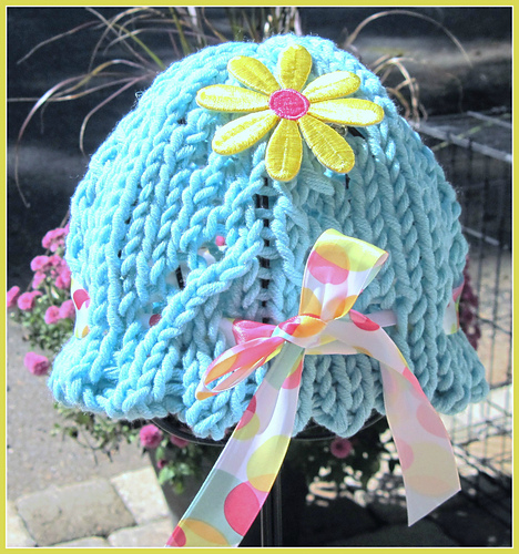 Ravelry: Cloche Eyelet Hat pattern by Jean Fleming