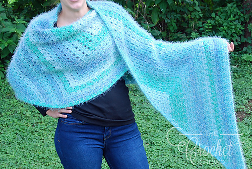 Ravelry: Tranquility Trinity Shawl pattern by Jeanne Steinhilber