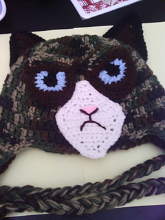 Ravelry: Meanie Cat Hat 2 pattern by Just Me and My Crochet