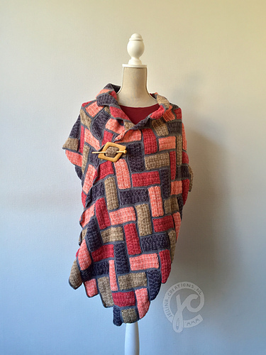 Ravelry: sunkissed fishbone wrap pattern by Jellina Verhoeff