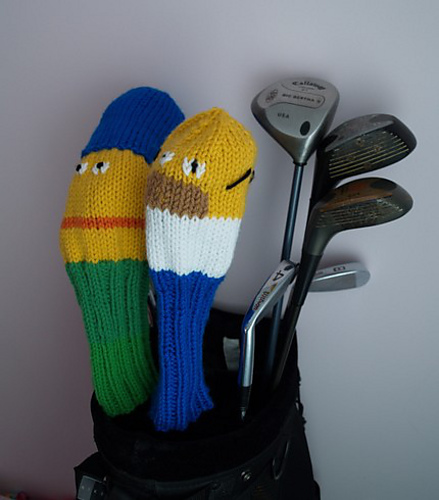 Ravelry: Marge Simpson Golf Club Cover pattern by Tracey Rediker