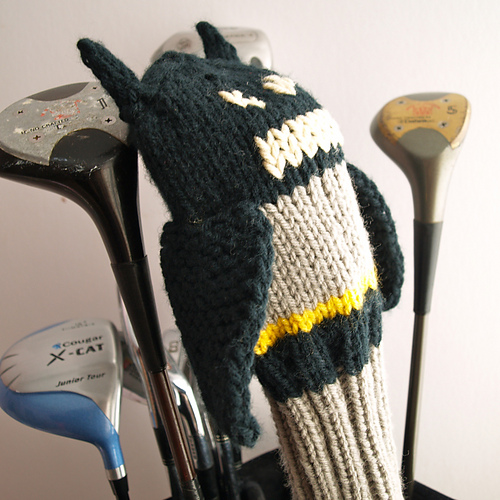 Ravelry: Batman Golf Club Cover pattern by Tracey Rediker