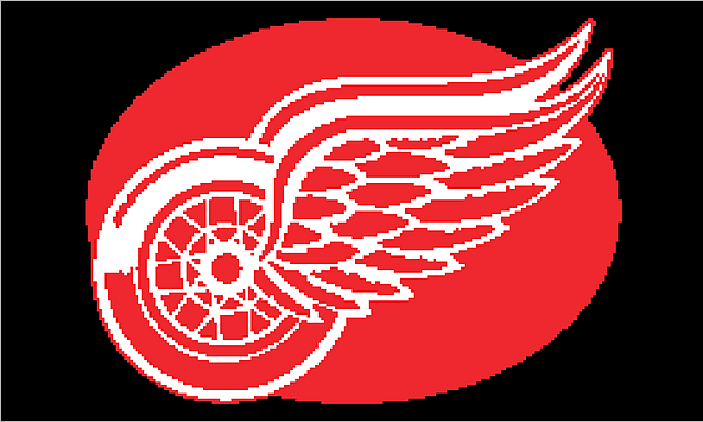 Ravelry: Detroit Red Wings Blanket pattern by Erin Swan