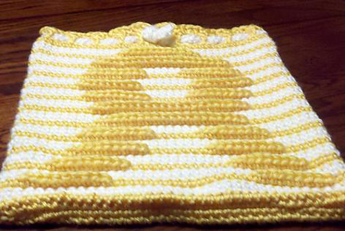 Ravelry: Ribbon Awareness Illusion pattern by Jen Spears