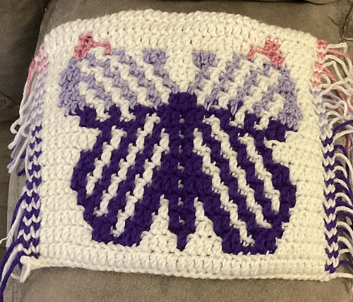 Ravelry: Butterfly 10 Mosaic Square pattern by Lynette Kosar