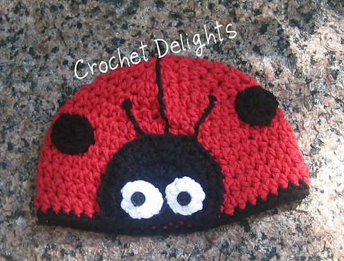 Ravelry: Love Bug Ladybug Hat pattern by Crochet by Jennifer