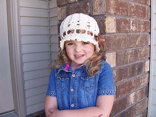Ravelry: Katrina Ribbon Cloche pattern by Crochet by Jennifer