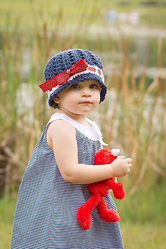 Ravelry: Katrina Ribbon Cloche pattern by Crochet by Jennifer