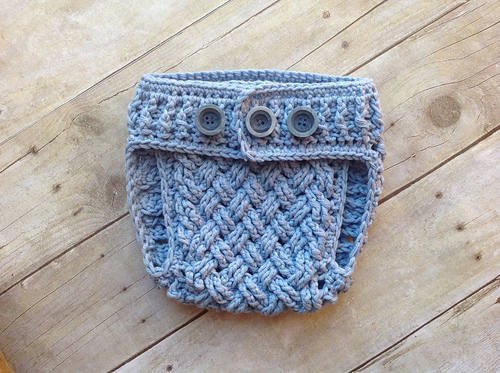 Ravelry: Diagonal Weave Diaper Cover pattern by Crochet by Jennifer
