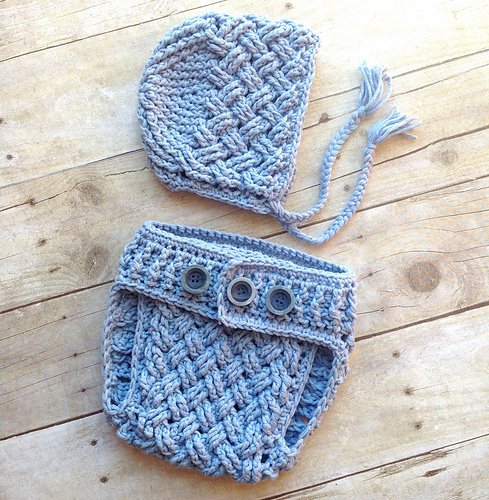 Ravelry: Diagonal Weave Diaper Cover pattern by Crochet by Jennifer