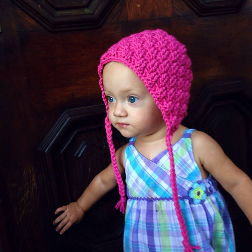 Ravelry: Texture Weave Baby Bonnet pattern by Crochet by Jennifer