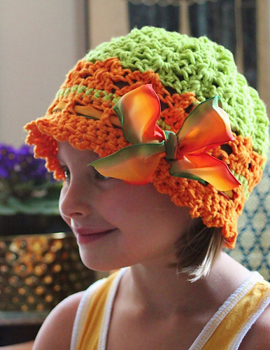 Ravelry: Katrina Ribbon Cloche pattern by Crochet by Jennifer