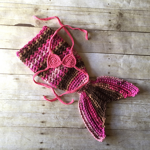 Ravelry: Star Flower Mermaid Bikini Top pattern by Crochet by Jennifer